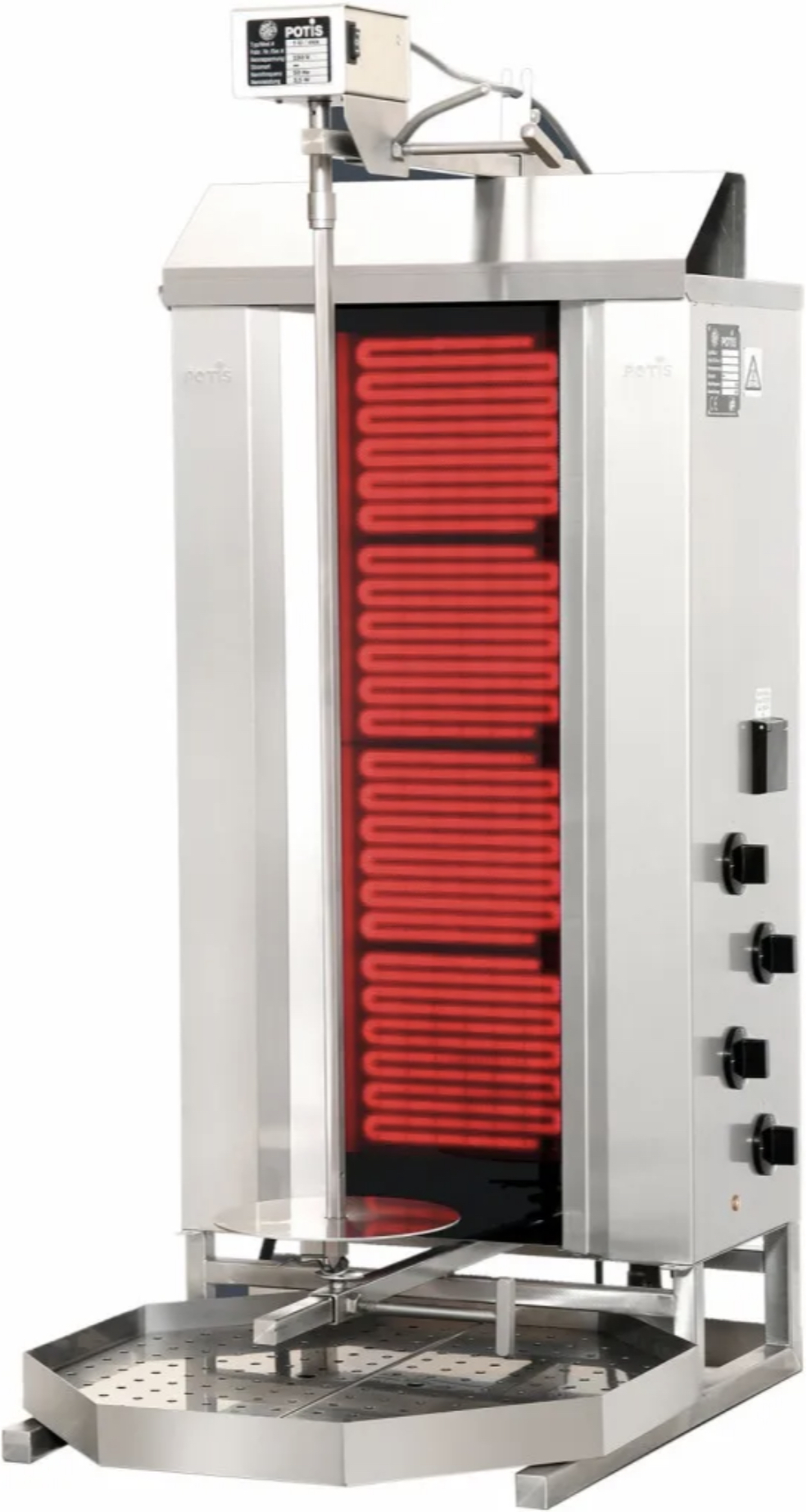 Electric Donner Machine 70 Kg CE 4 (Ceramic bricks) POTIS Germany ...